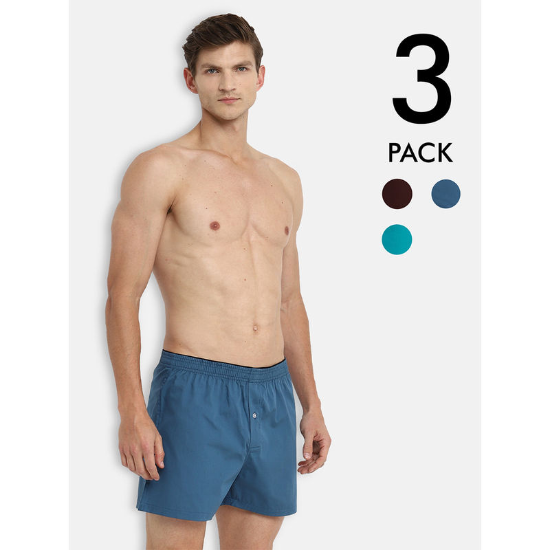 ALMO Cotton Solid Inner Boxers For Men (Pack of 3): Buy ALMO Cotton ...