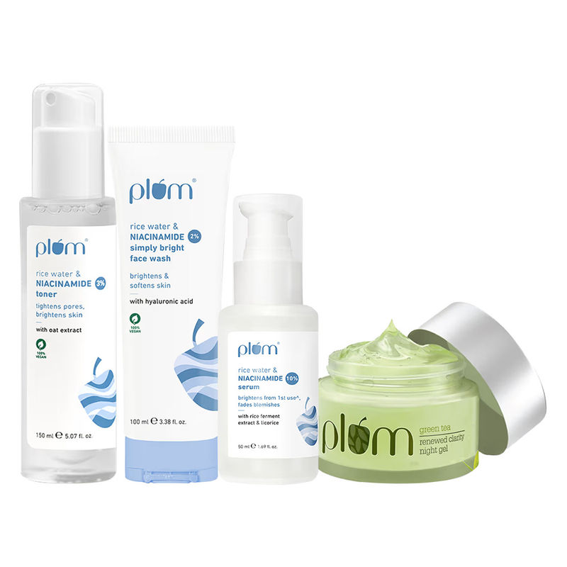 Buy Plum Night Routine Combo For Acne & Blemish-Free Skin Online
