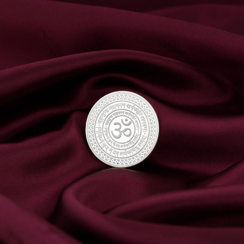 Buy GIVA 999 Sterling Silver Om Coin Online