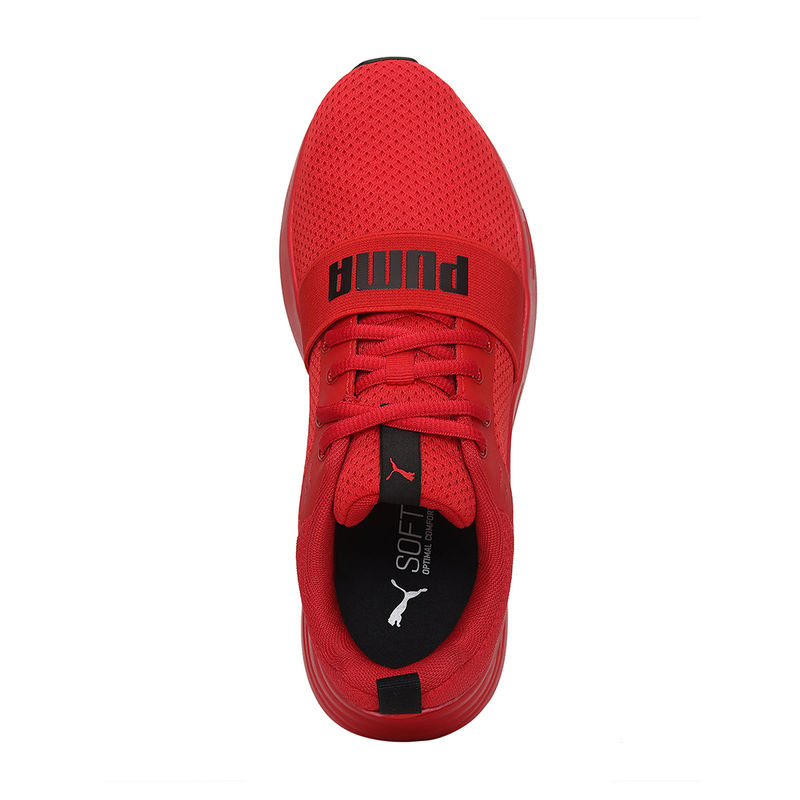 Puma Wired Run Kids Unisex Red Running Shoes: Buy Puma Wired Run Kids ...