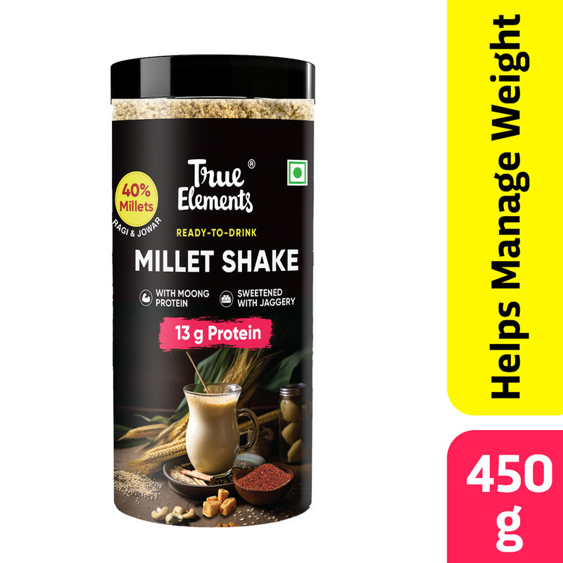 Buy True Elements Ready to Drink Millet Shake - Ragi & Jowar Online