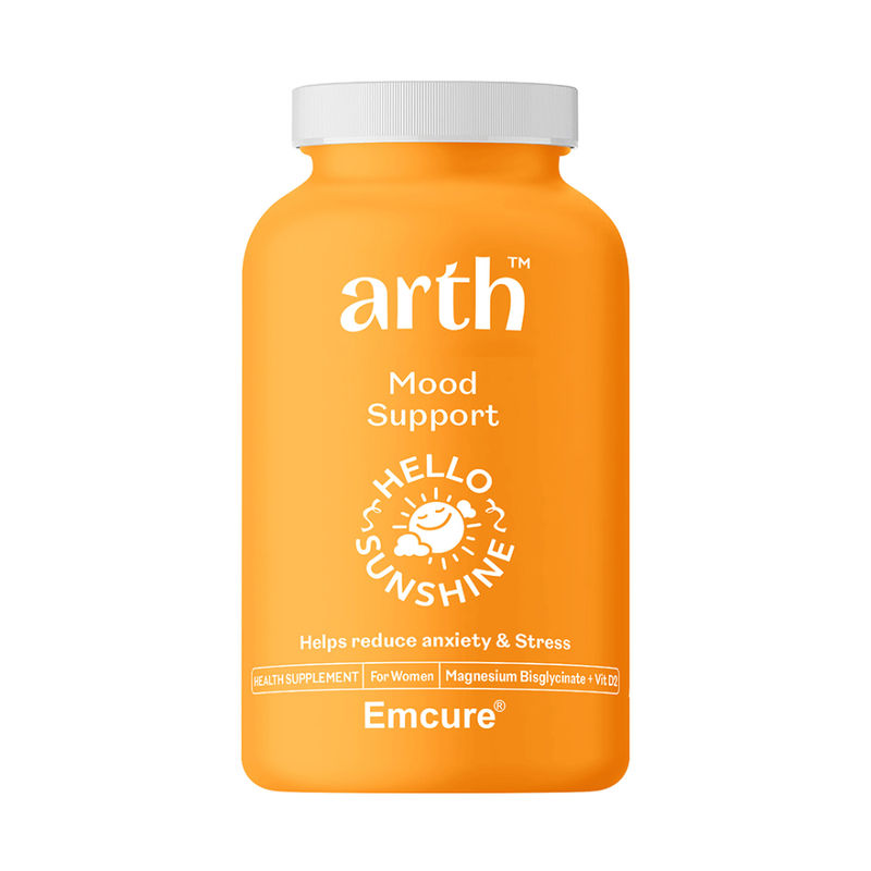 Buy Arth Magnesium Bisglycinate + Vitamin D2, Reduces Stress & Anxiety ...