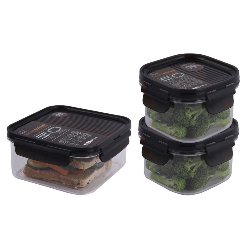 Buy Lock & Lock Classic Food Container with Airtight Lids (Set Of 3) Online