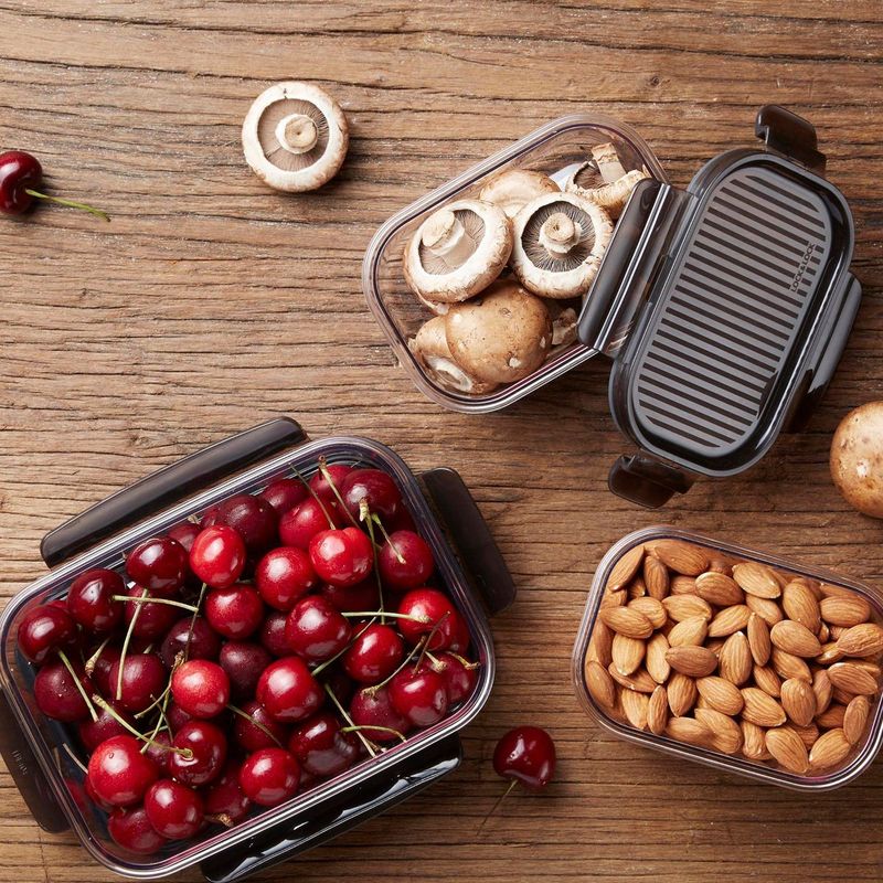 Buy Lock & Lock Tea Coffee Sugar Container with Airtight Lids (Set Of 3 ...