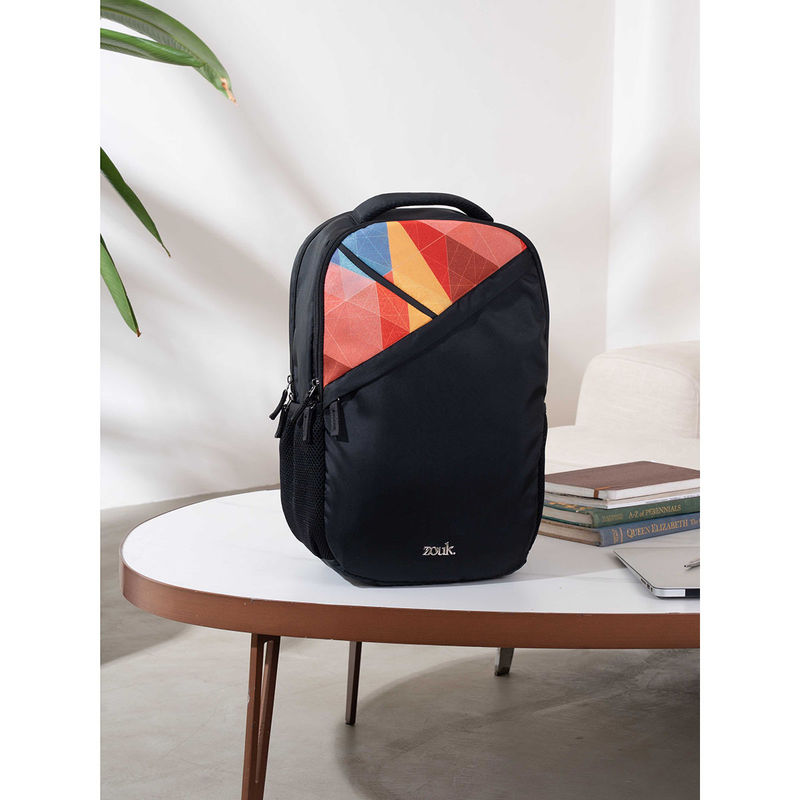 Buy Zouk Multi-Color Printed Jute Backpack Online