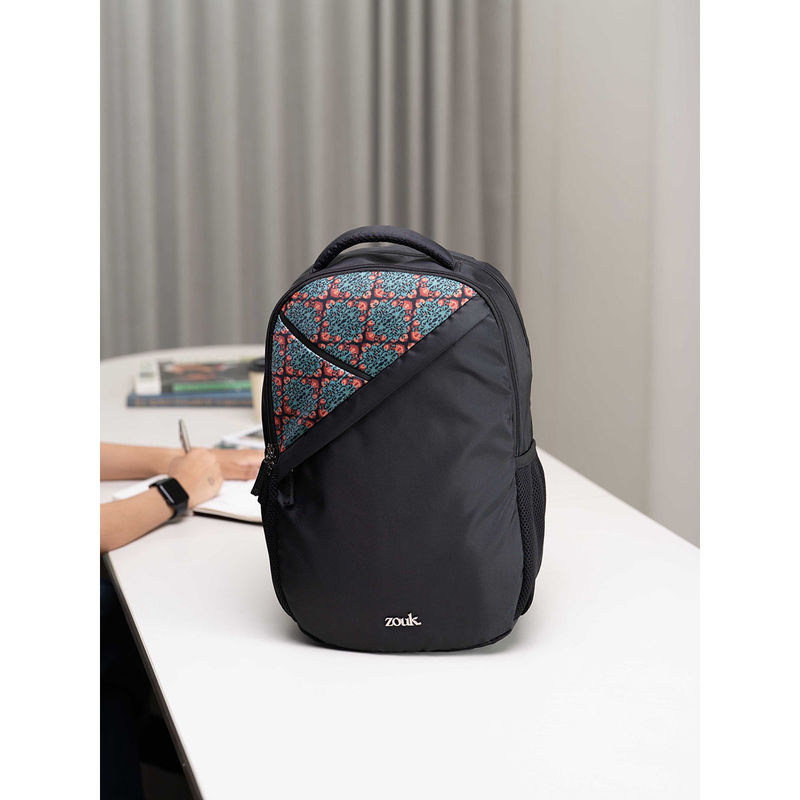 Buy Zouk Green Printed Jute Backpack Online