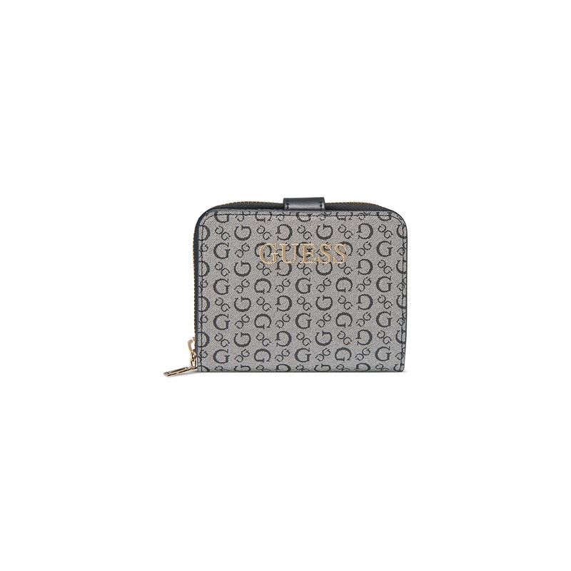 Buy Guess Black Printed Pvc Wallet Online