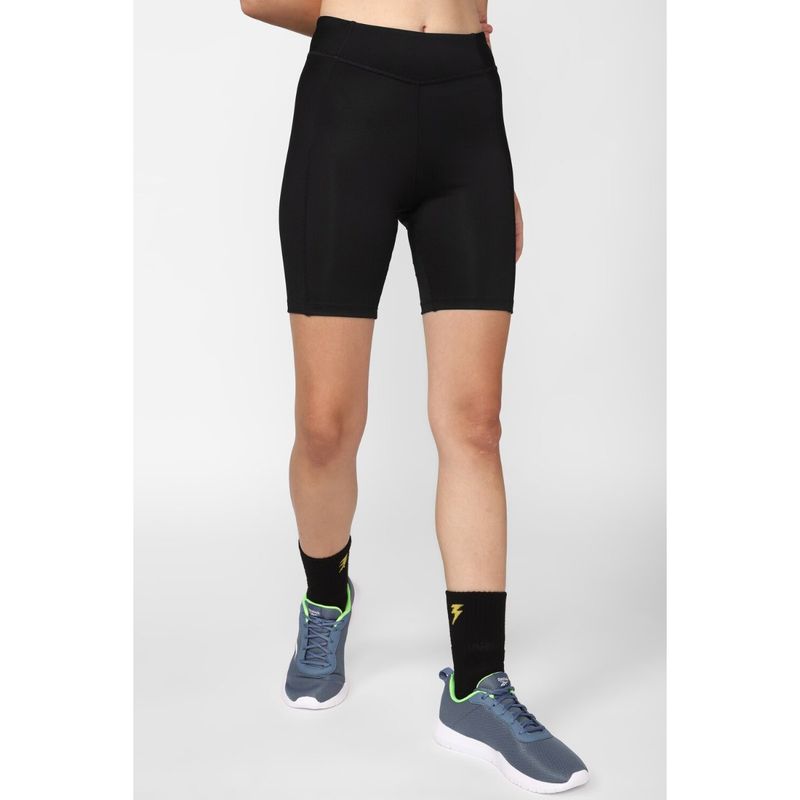 Buy Reebok Womens Yoga Hr Rib Short Black Online
