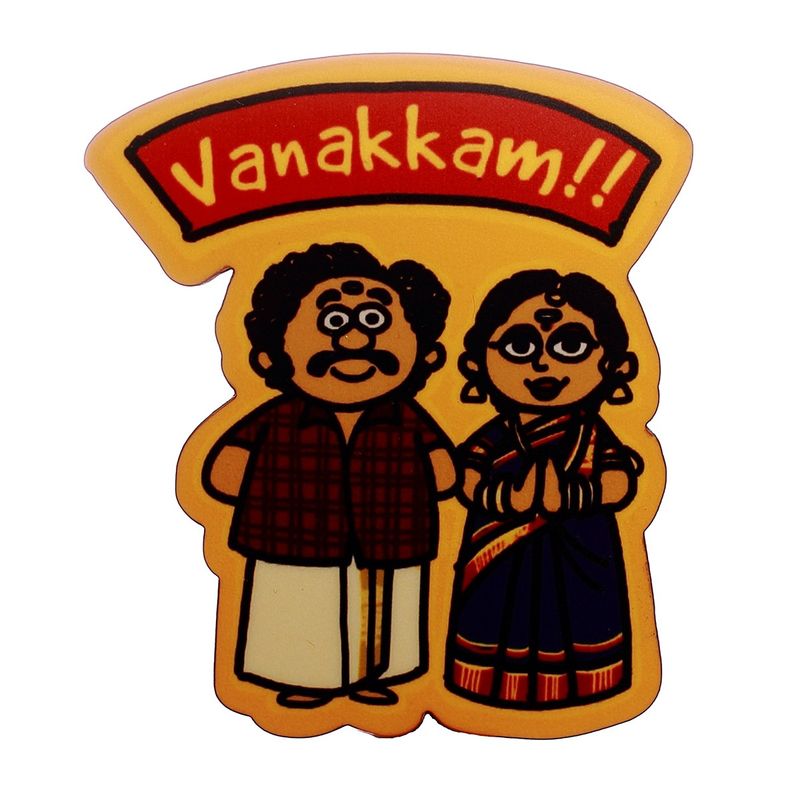 Buy Eco Corner Vanakkam Magnet Online