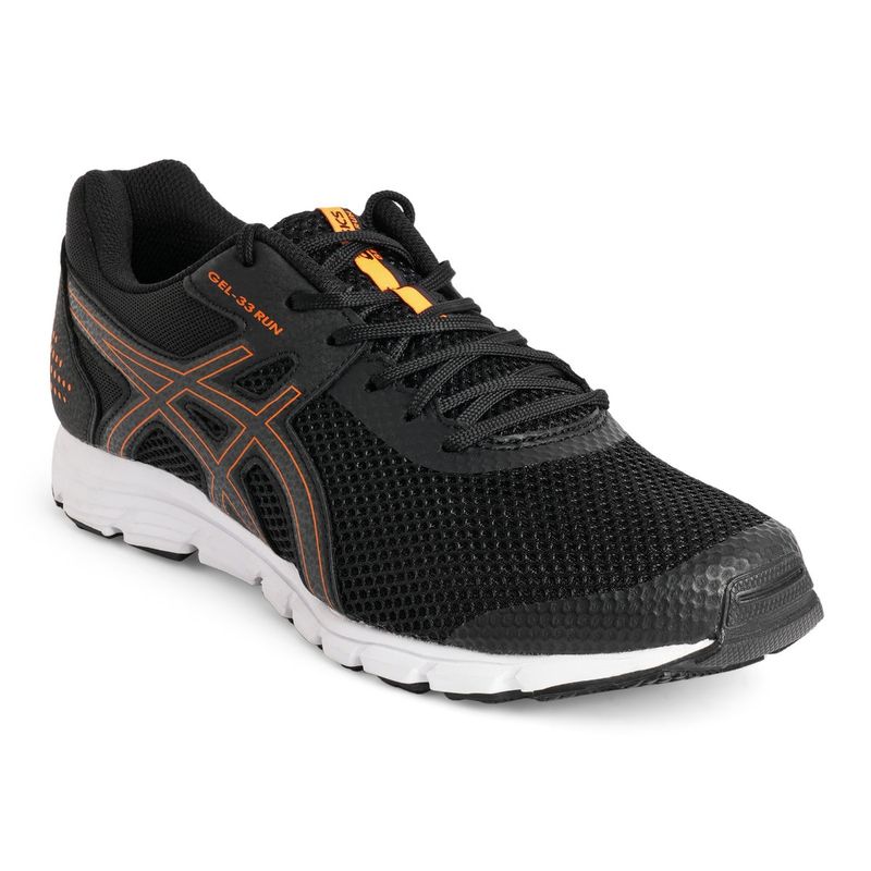 Buy ASICS GEL-33 RUN Black Mens Running Shoes Online