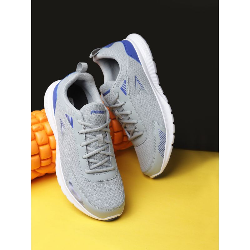 Buy Power Men Grey Lace-Ups Sports Shoes Online