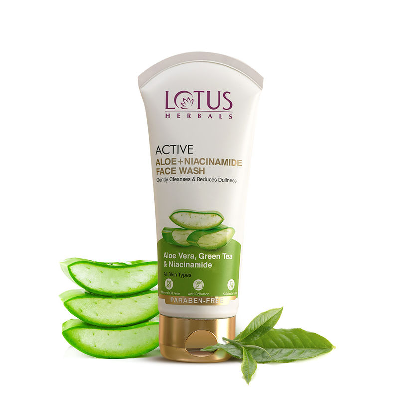Buy Lotus Herbals Active Aloe + Niacinamide Face Wash Online