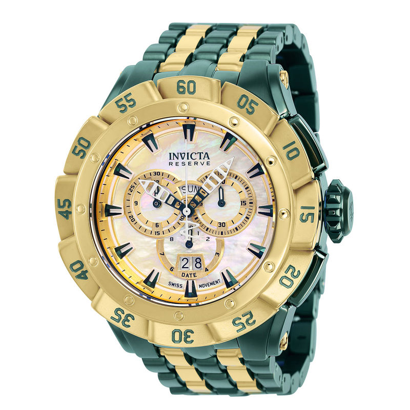 Buy Invicta Ripsaw Swiss Ronda Men Gold Watch With Mother Of Pearl Dial ...