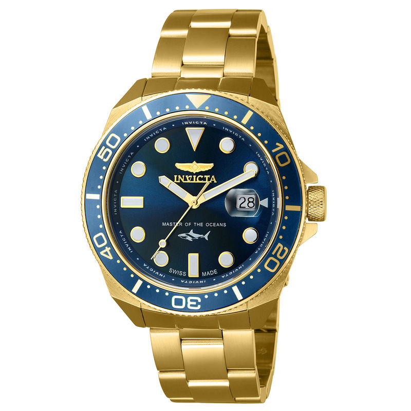 Buy Invicta Pro Diver Swiss Made Ronda Blue Dial Men Watch (L) Online