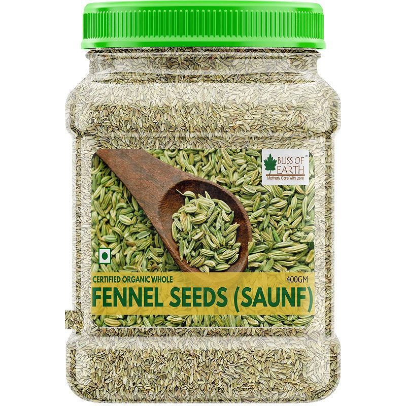 Buy Bliss Of Earth Certified Organic Fennel Seed (Saunf) Online