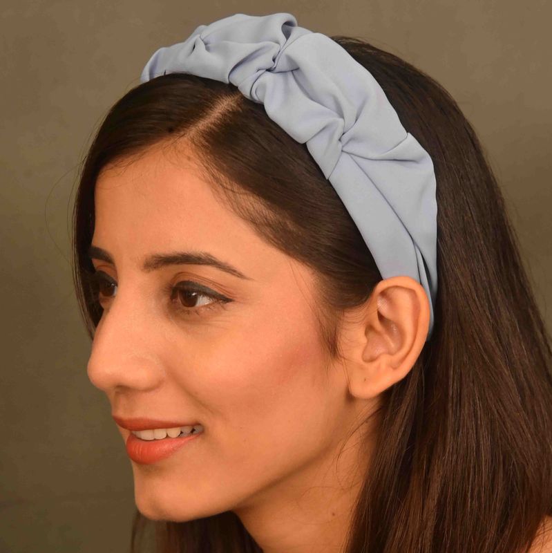 Buy YoungWildFree Hair Bands Blue Ruffle Stylish Hairbands For Women ...