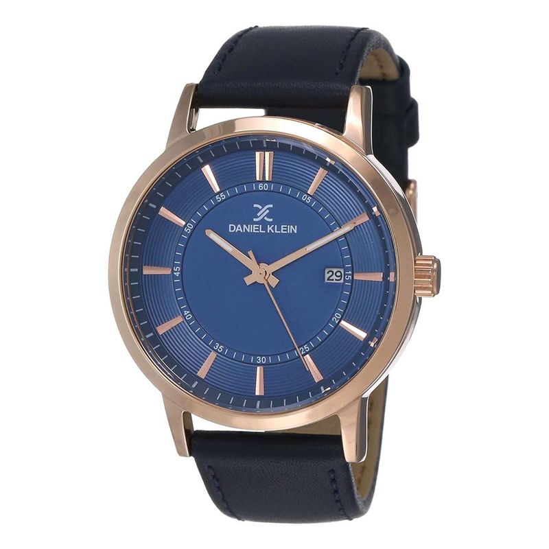 Buy Daniel Klein Blue Color Watches For Men DK12016-5 Online