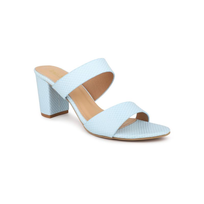 Inc.5 Blue Casual Block Heels: Buy Inc.5 Blue Casual Block Heels Online ...