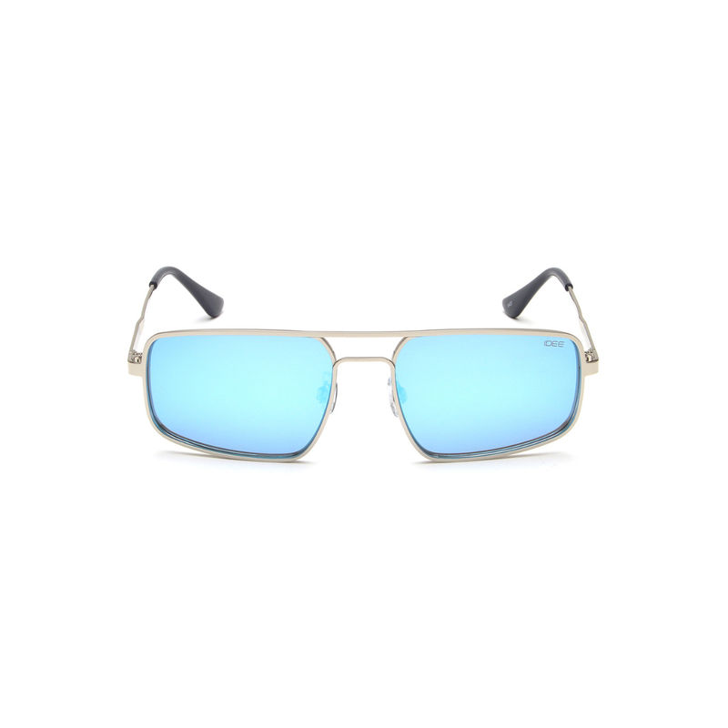 Buy IDEE IDS3003C5SG - UV Protected Solid Mirror Sunglasses for Men (57 ...