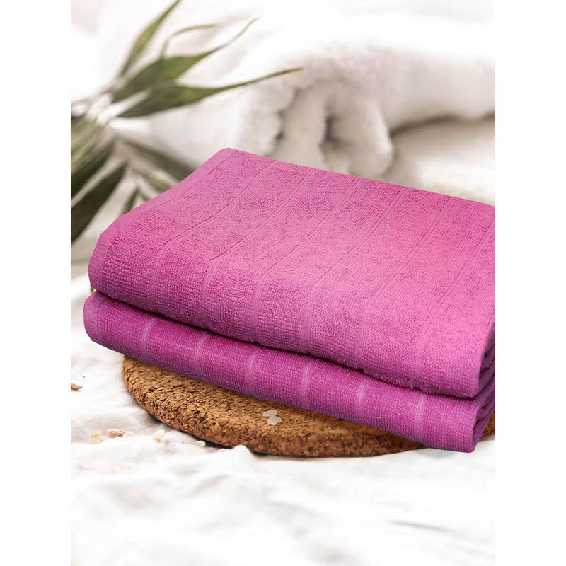 Buy KOPA Reversible One Side Terry 100% Cotton Towel 2 Mix Set Solid ...