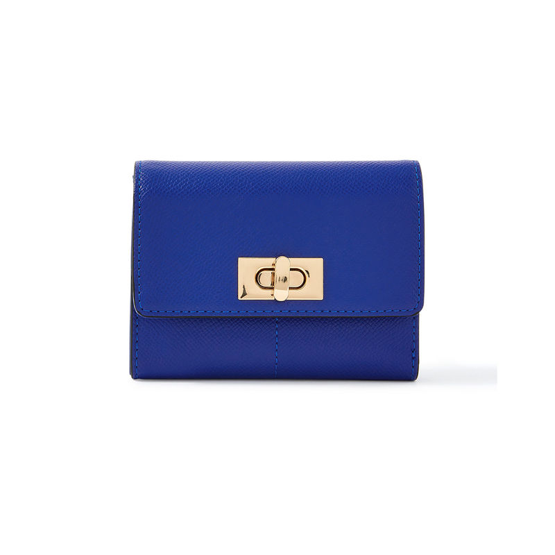 Buy Accessorize London Womens Faux Leather Cobalt Sandra Wallet Online