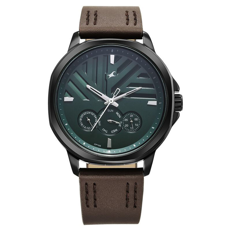 Buy Fastrack Men Green Round Dial Analog Watch - 3303NL01 Online