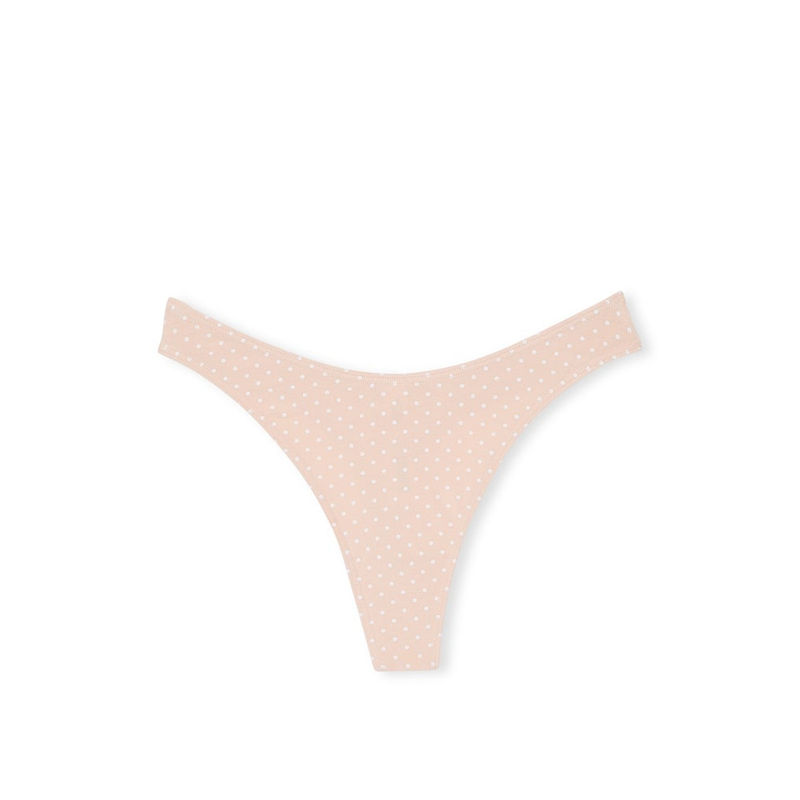 Buy Victoria's Secret Stretch Cotton High-Leg Scoop Thong Panty Multi ...