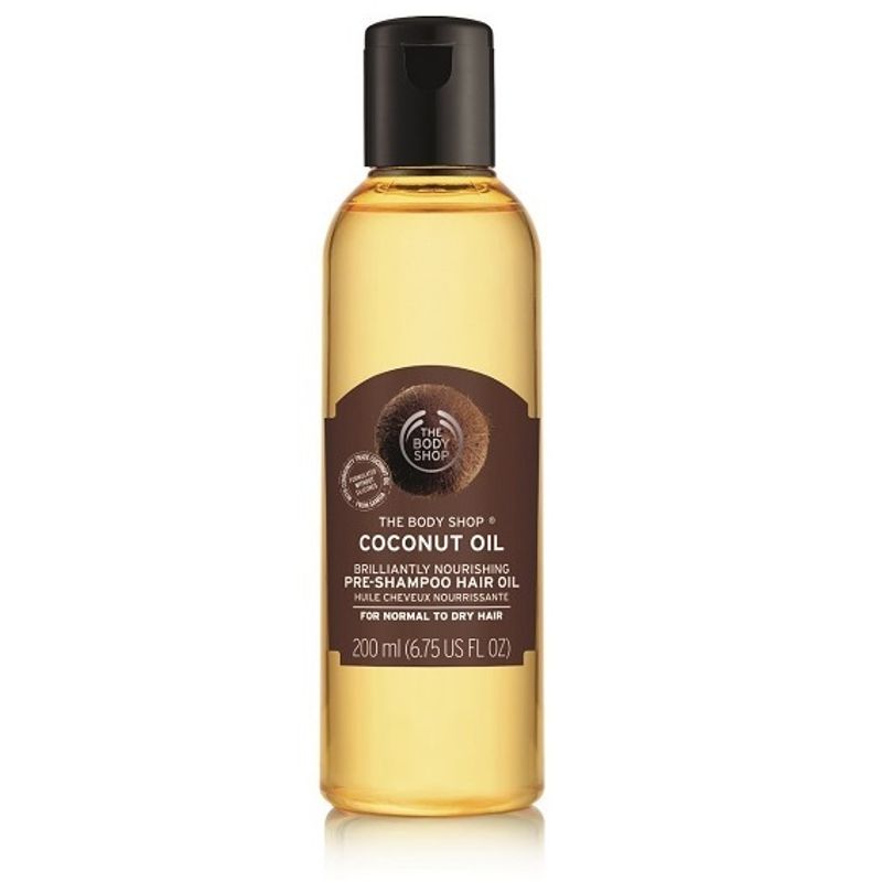 The Body Shop Coconut Oil Brillantly Nourishing Pre-Shampoo Hair Oil ...