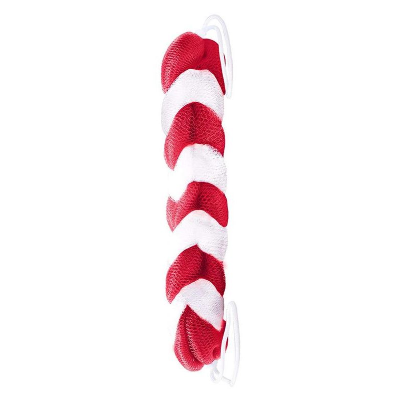 Buy Panache Shower Sponge 9 Knots Rope - Red & White Online