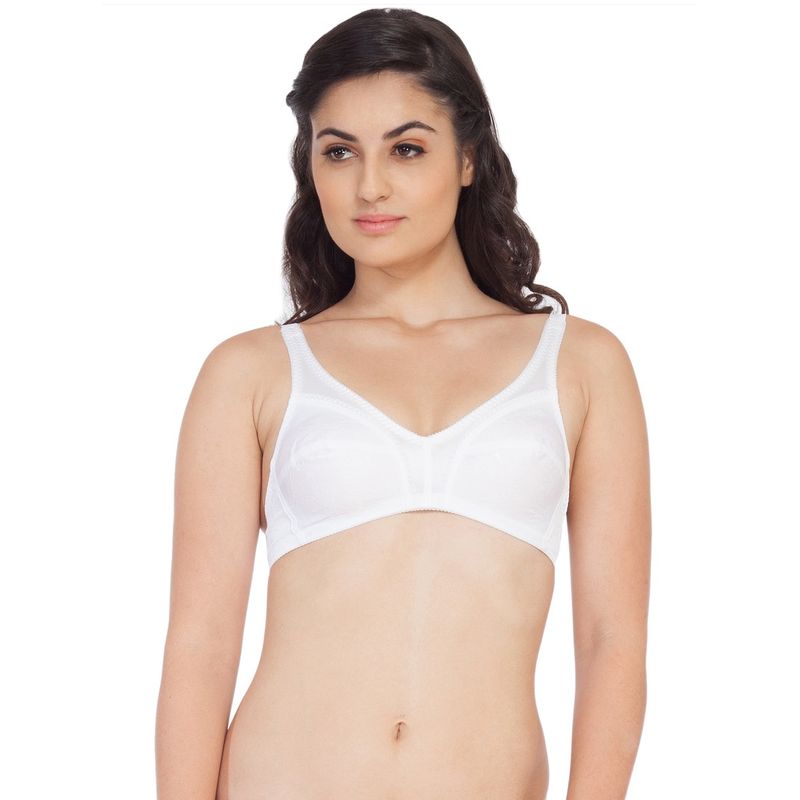 Buy SOIE Non-Padded Full Coverage Bra - White (42B) Online