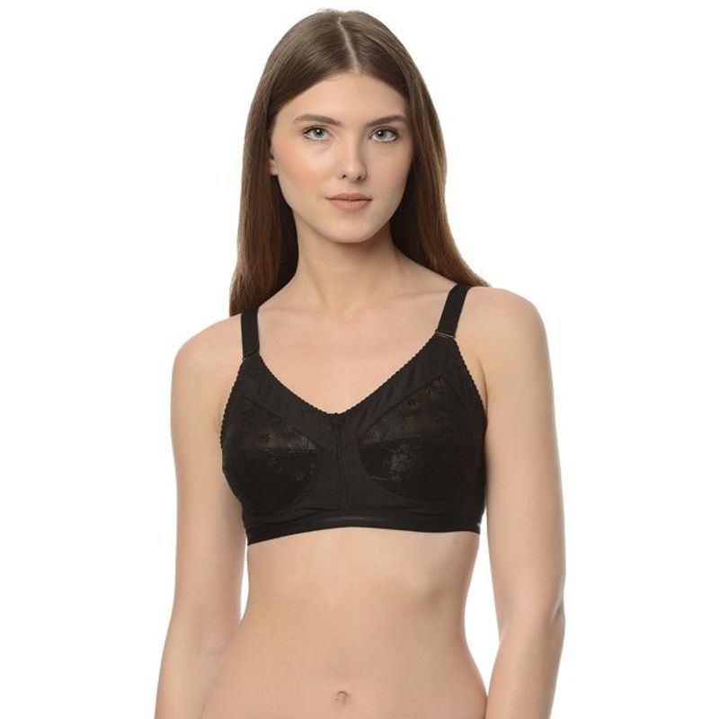 Da Intimo Black Non Padded Non Wired Bra (32B): Buy Da Intimo Black Non Padded Non Wired Bra ...