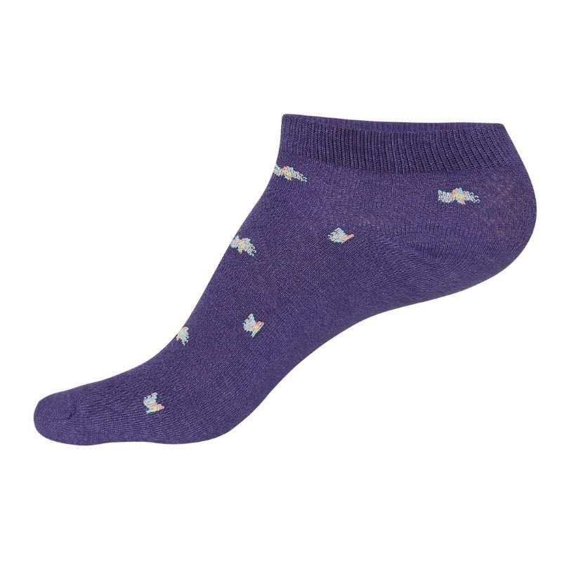 Buy Jockey Heather Melange Low Show Socks - Blue Online