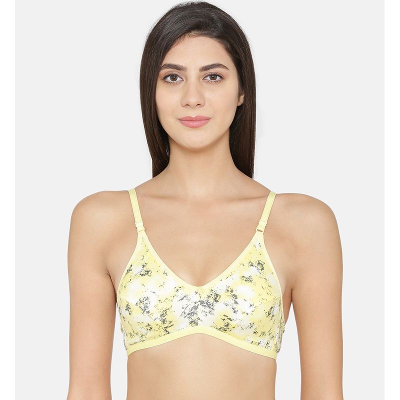 Buy Abelino Yellow Non Wired Non Padded Full Coverage Bra Online