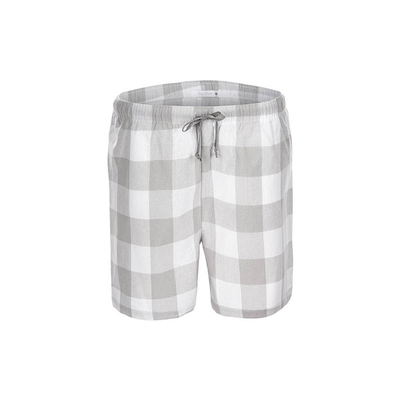 Buy Nordlich Checkers Women's Shorts - White & Grey (XL) Online