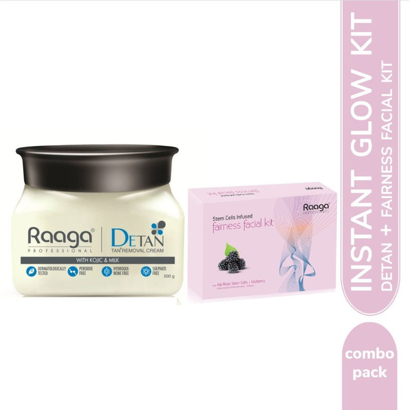 Buy Raaga Professional De-Tan Removal + Fairness Facial Kit Online