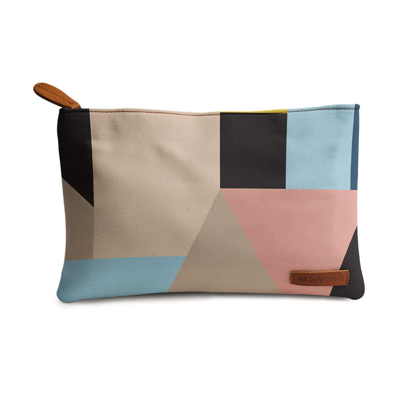 Buy DailyObjects Abstract Geometrical Shapes Regular Stash Pouch Online