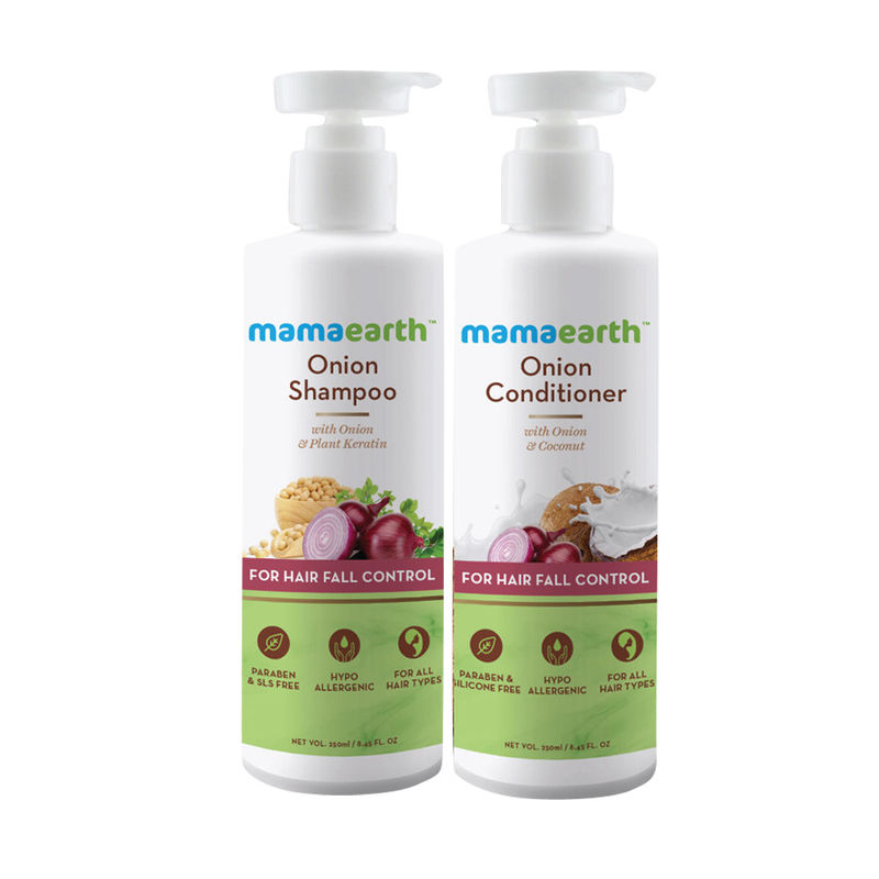 Mamaearth Onion Anti Hair Fall Express Kit: Buy Mamaearth Onion Anti Hair Fall Express Kit ...