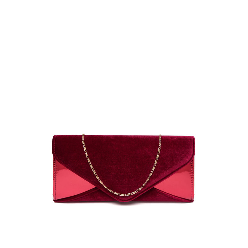 Buy Toniq Shiny Maroon Envelope Online