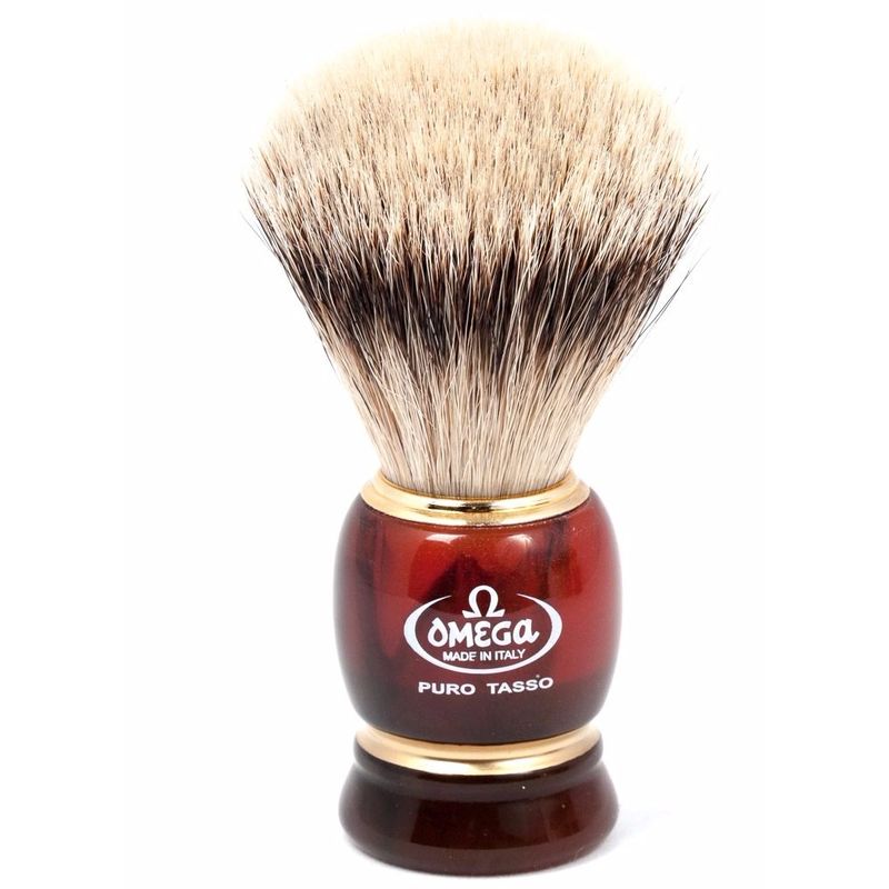 Buy Omega 636 Silvertip Badger Shaving Brush Online