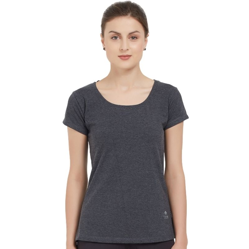 Buy Tuna London Dark Grey Top For Women (S) Online