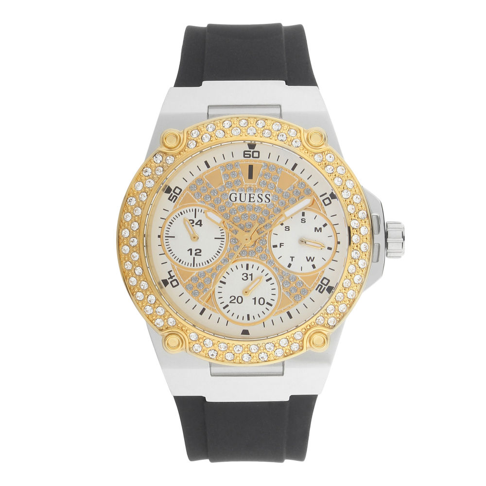 Buy Guess W1291L1 Round White Dial Analog Watch Online