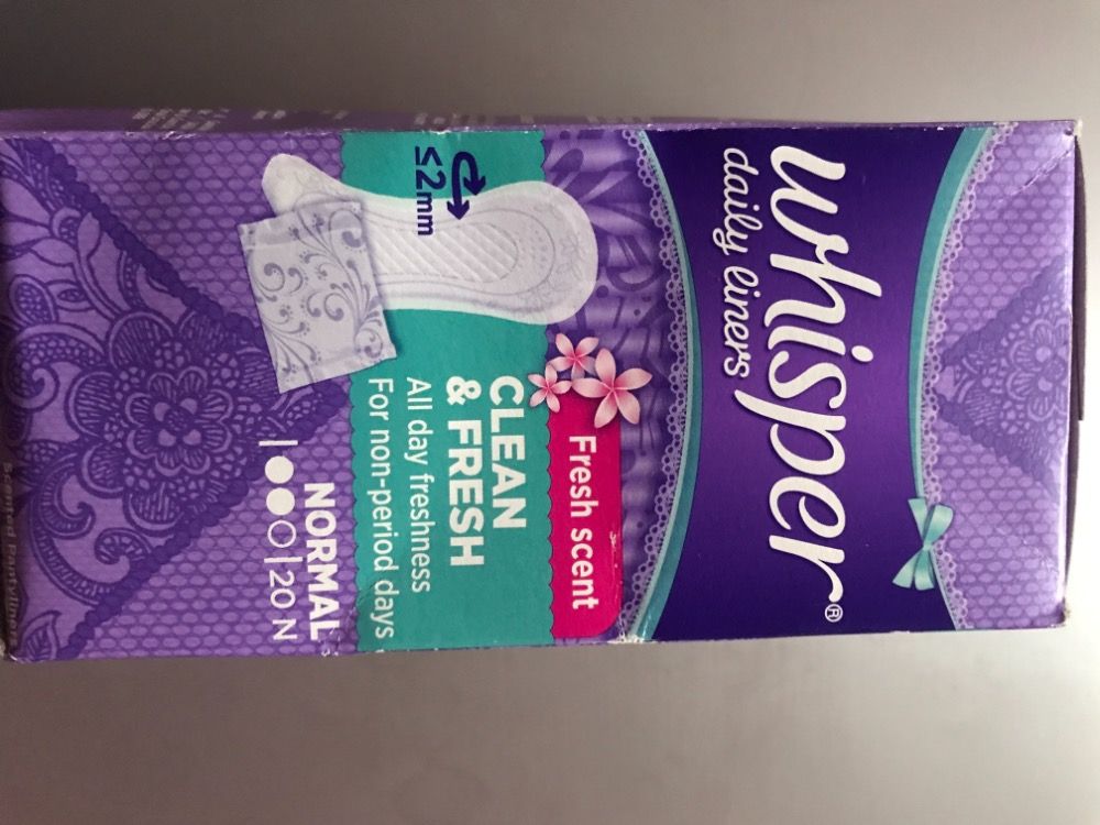 Whisper Daily Liners Clean & Fresh (Normal) Reviews Online | Nykaa
