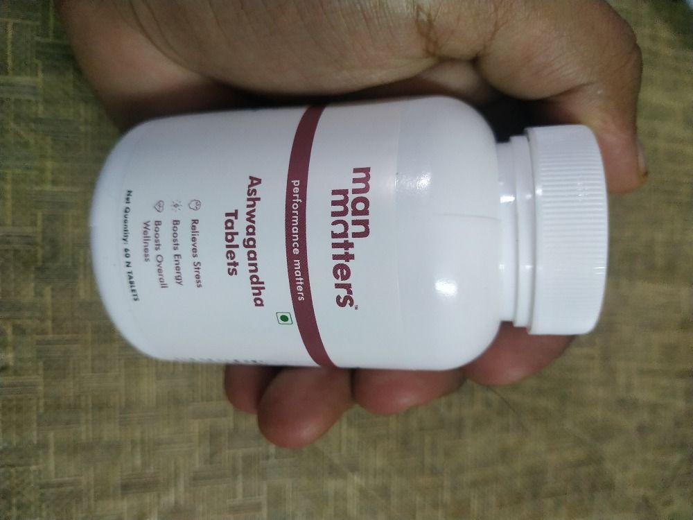 Man Matters Gold Standard Ashwagandha Tablets, Per Serving 1000 mg ...