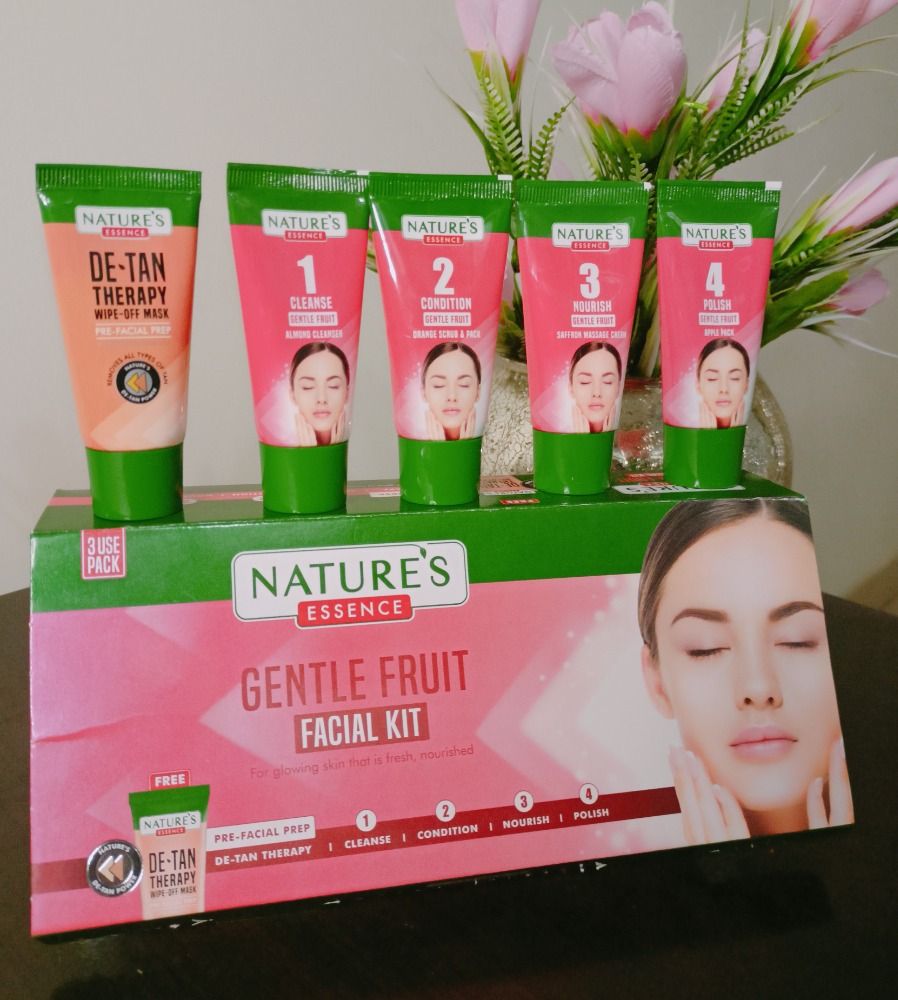 Natures Essence Gentle Fruit Facial Kit, For 3 Uses Reviews Online | Nykaa