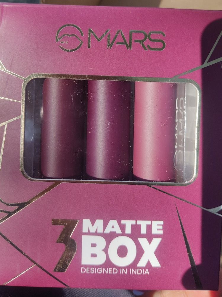 MARS Matte Lipsticks Box - 03 Plums Reviews Online | Nykaa