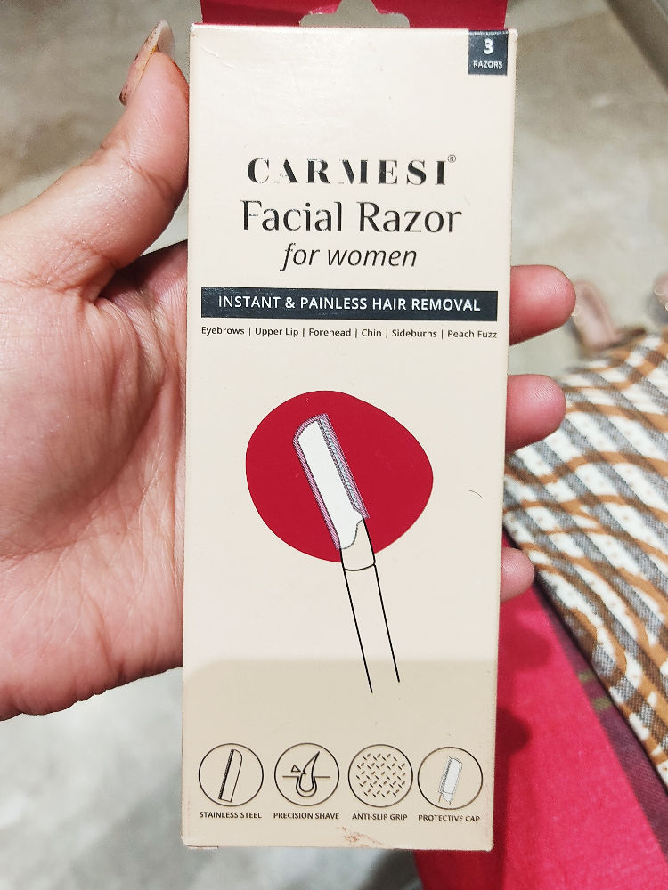 Carmesi Facial Razor for Women - Instant & Painless Hair Removal ...