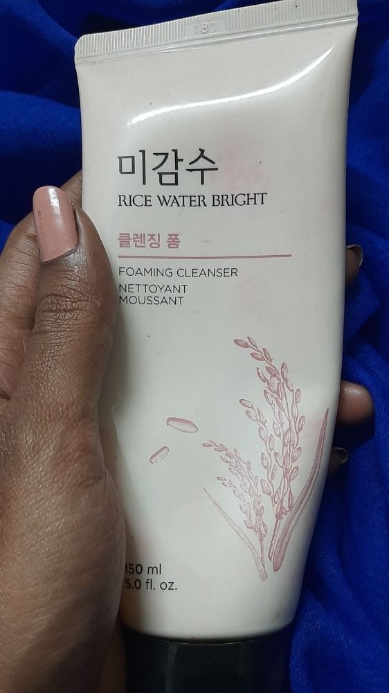 The Face Shop Rice Water Bright Foaming Cleanser Reviews Online | Nykaa