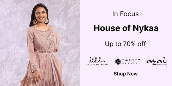 Nykaa Fashion – Online Shopping of Clothes & Accessories from Top Designers